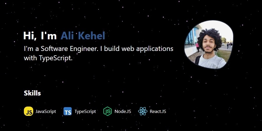 Ali Kehel – Software Engineer